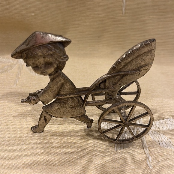 Vintage | Accents | Vintage Made In Italy Brass Metal Asian Girl ...